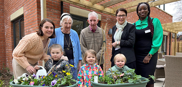 Green fingers in Lymm for Global Intergenerational Week