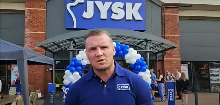 Business booming at new Danish furniture giant JYSK store