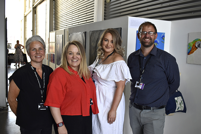 College students showcase extraordinary end-of-year art exhibition at ...