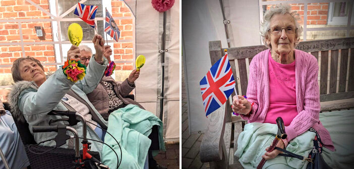 Care home residents enjoy an afternoon at the proms