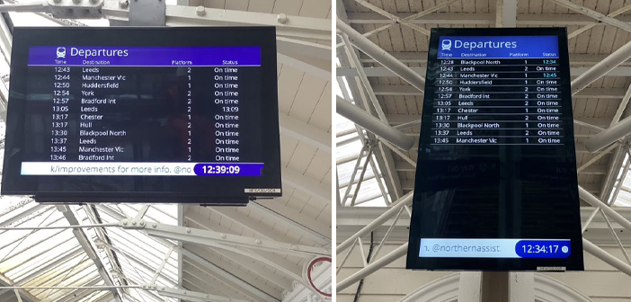 Hundreds of new and improved customer information screens installed at ...