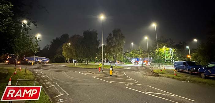 Up to five weeks of evening closures as work starts on busy roundabout ...