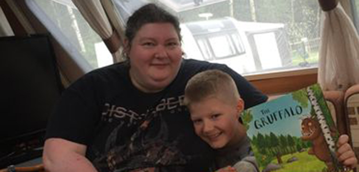 Young Prince steps out in memory of his "auntie" who sadly died from cancer