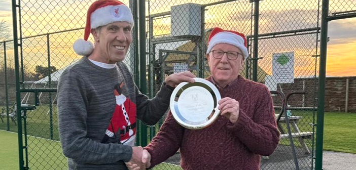 Tennis club stalwart receives Volunteer of the Year award