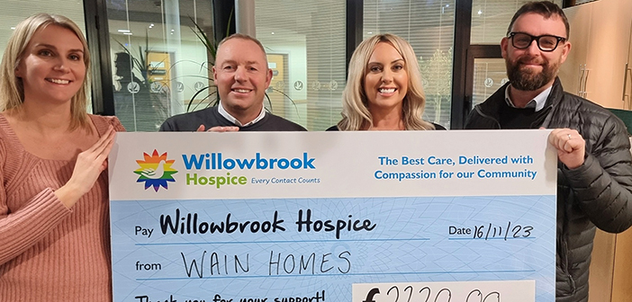 Housebuilding hands make light work for hospice