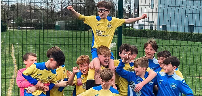 Woolston Rovers Under 13s celebrate reaching cup final - Warrington ...