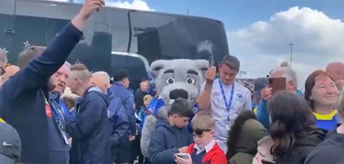 Warrington Wolves announce Wembley squad as fans give rousing send-off at Halliwell Jones ...