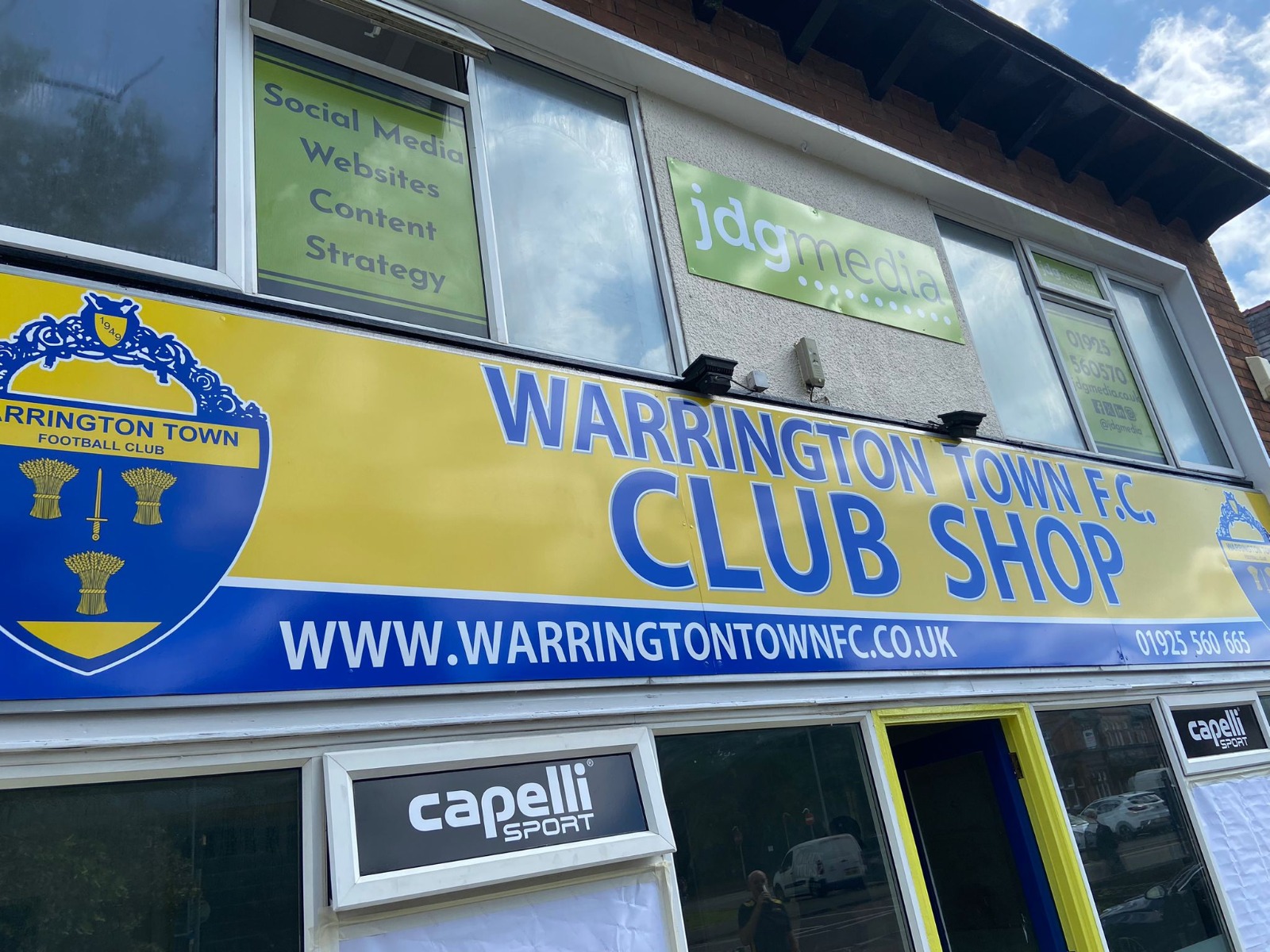 Warrington Town reveal new club shop ahead of kit launch - Warrington ...