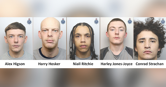 Gang of five involved in spate of burglaries across Warrington jailed ...
