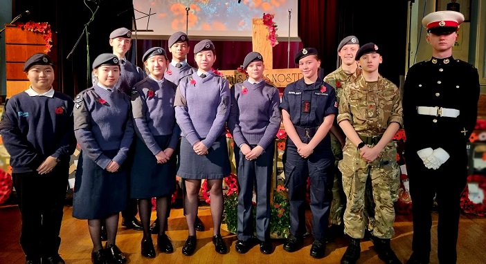 Service of Remembrance at Boteler CE High School - Warrington Worldwide