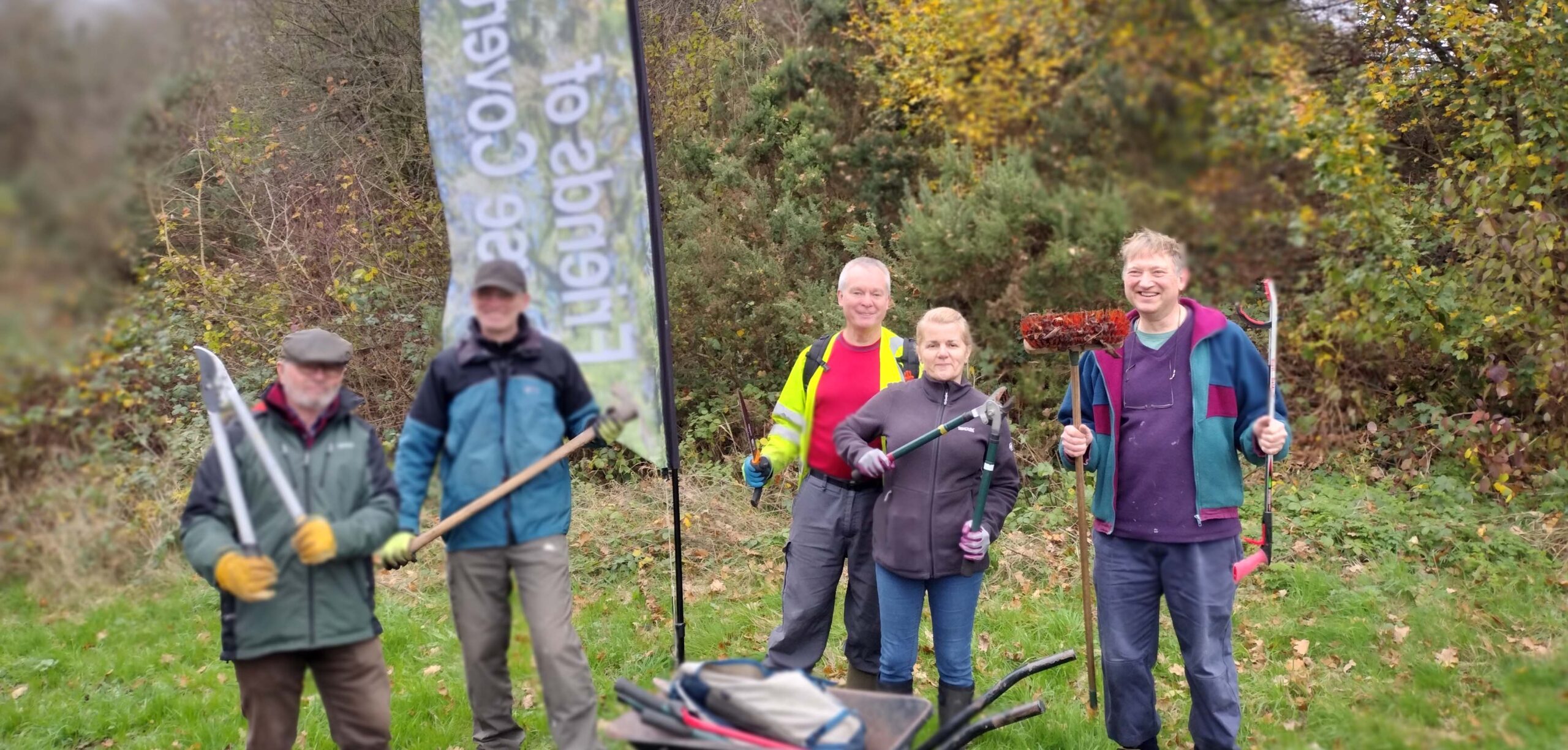 Annual Autumn Coppicing at Gorse Covert Mounds - Warrington Worldwide