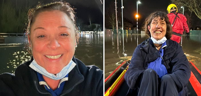 New year flood waters see community nurses travel by raft to reach ...