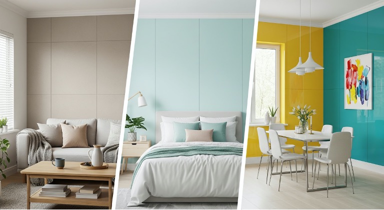 How to choose wall panel colours for different rooms