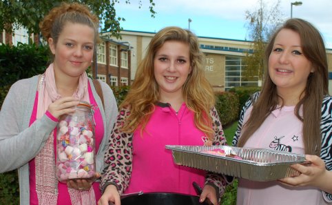 Students pretty in pink