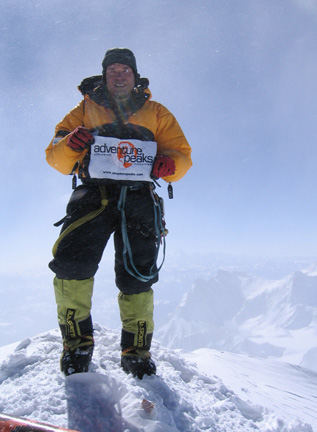 Stuart climbs Everest a third time